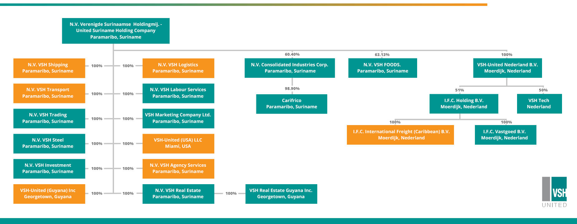 VSH United: N.V. Verenigde Surinaamse Holdingmij